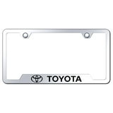 Au-TOMOTIVE GOLD, License Plate Frame, 6.25" x 12.25", Chrome - Walmart.com