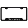 Toyota Logo Polycarbonate Notched License Plate Frame Official Licensed ...