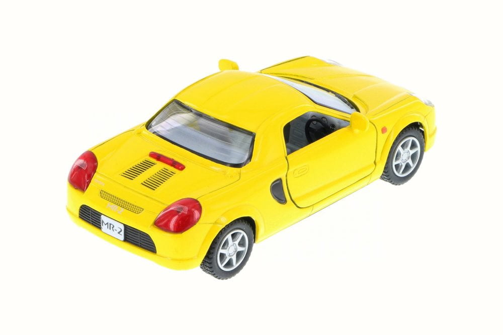 Toyota MR2, Yellow - Kinsmart 5026D - 1/32 Scale Diecast Model Toy Car ...