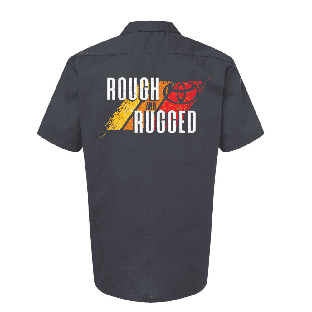 Toyota Men's Dickies Rough and Rugged TRD Work Shirt - Walmart.com