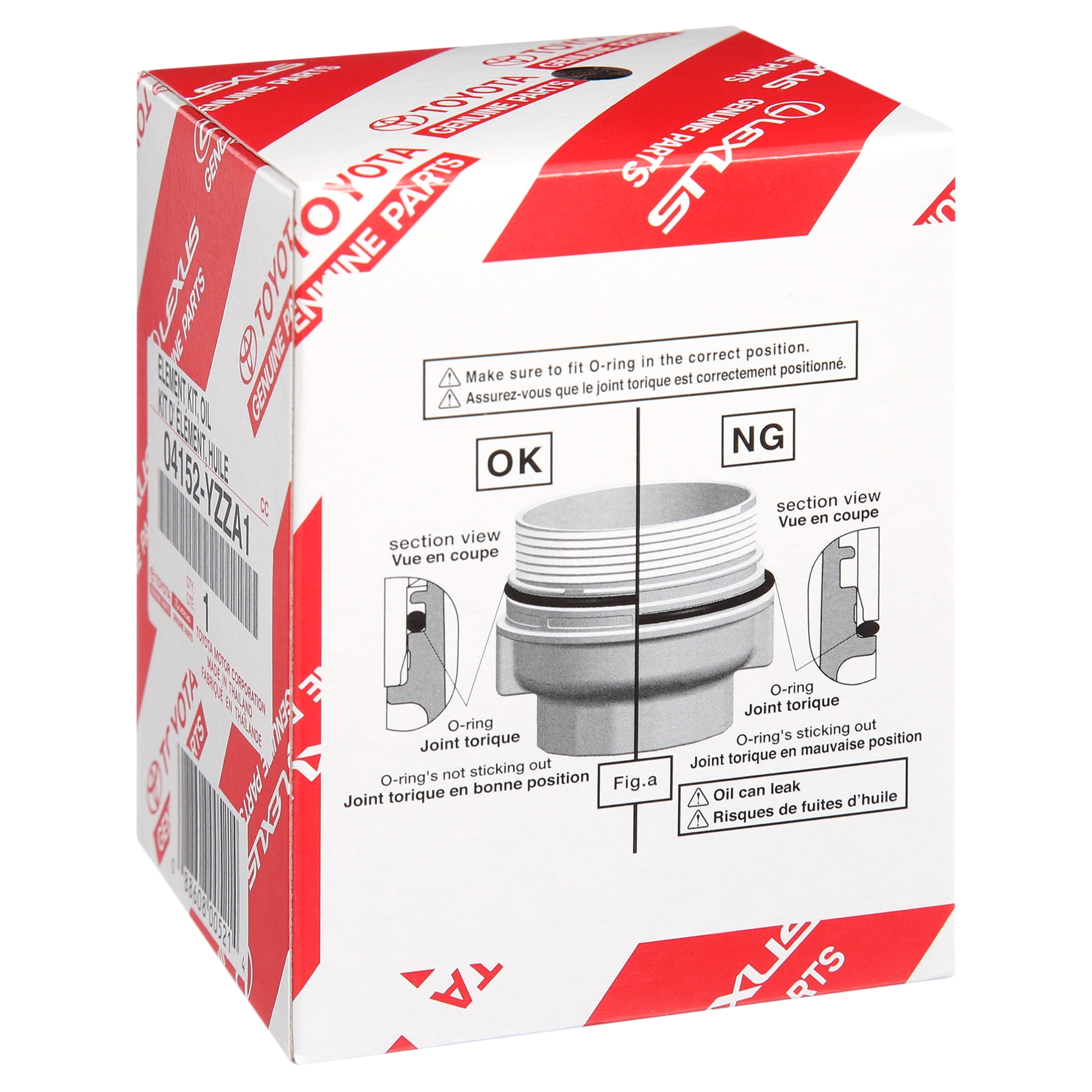 Toyota OE Engine Oil Filter 04152-YZZA1 - Weight 0.64 Pound - Height 4. ...