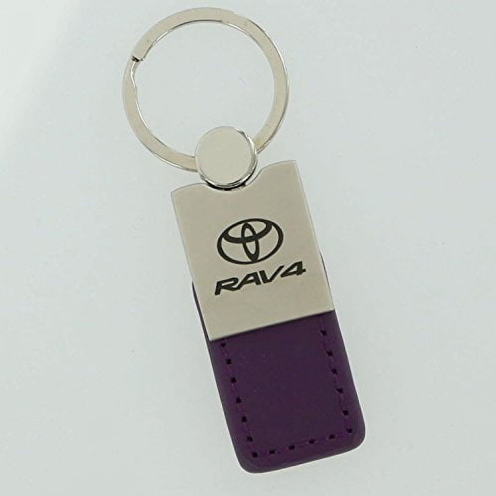 Toyota RAV4 Keychain & Keyring - Duo Premium Purple Leather - Walmart.com