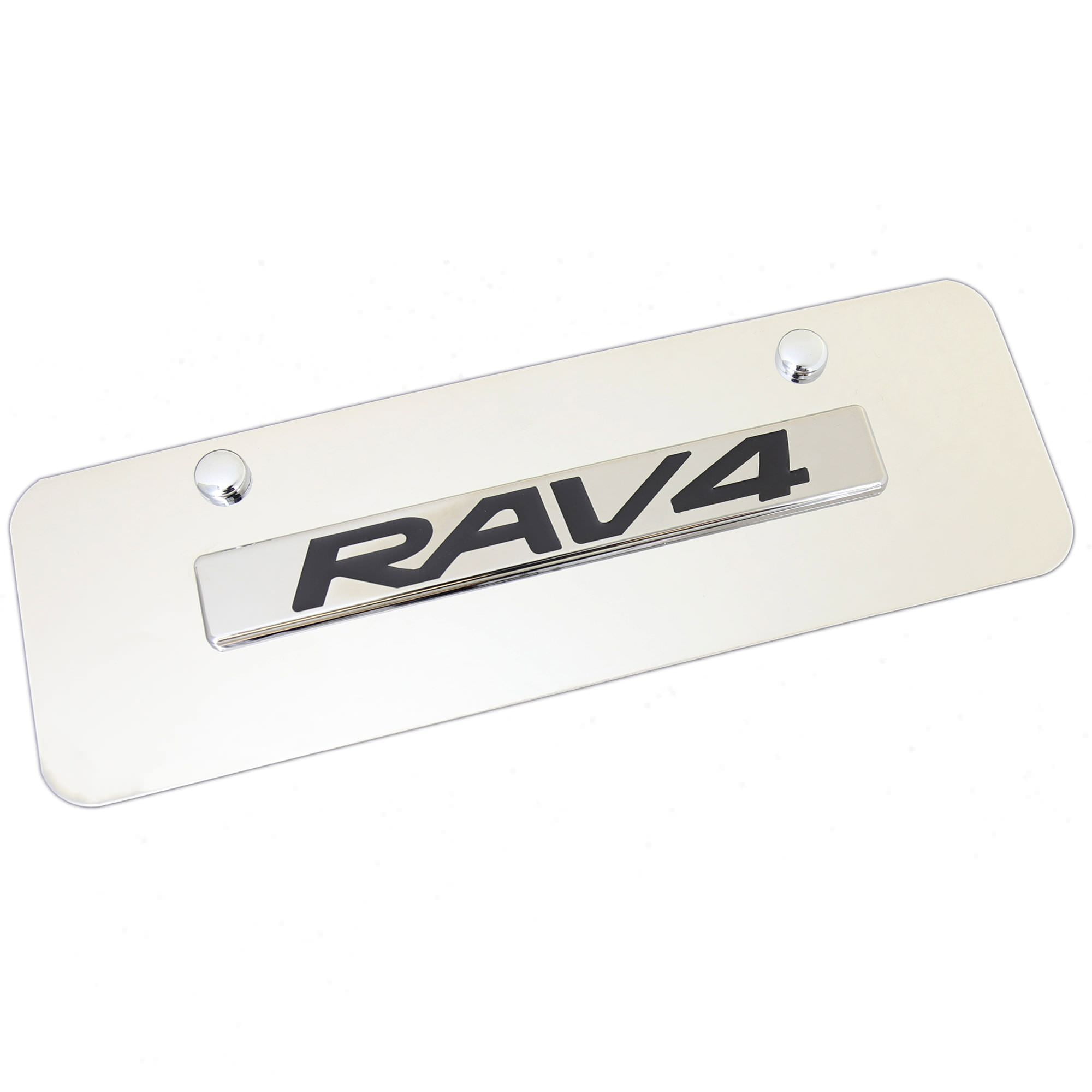 Toyota RAV4 Mini License Plate (Chrome) - Walmart.com