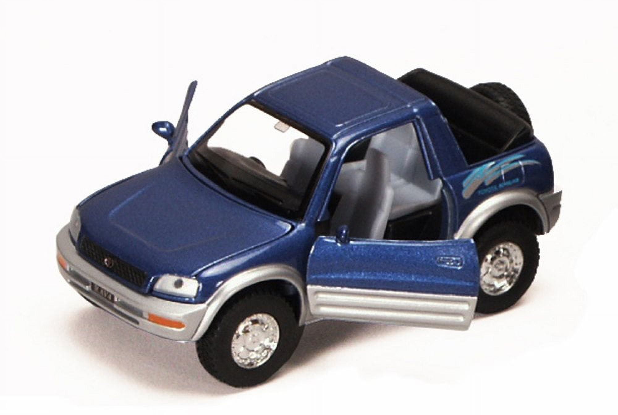 Toyota Rav4 Cabriolet, Blue - Kinsmart 5011D - 1/32 Scale Diecast Model ...