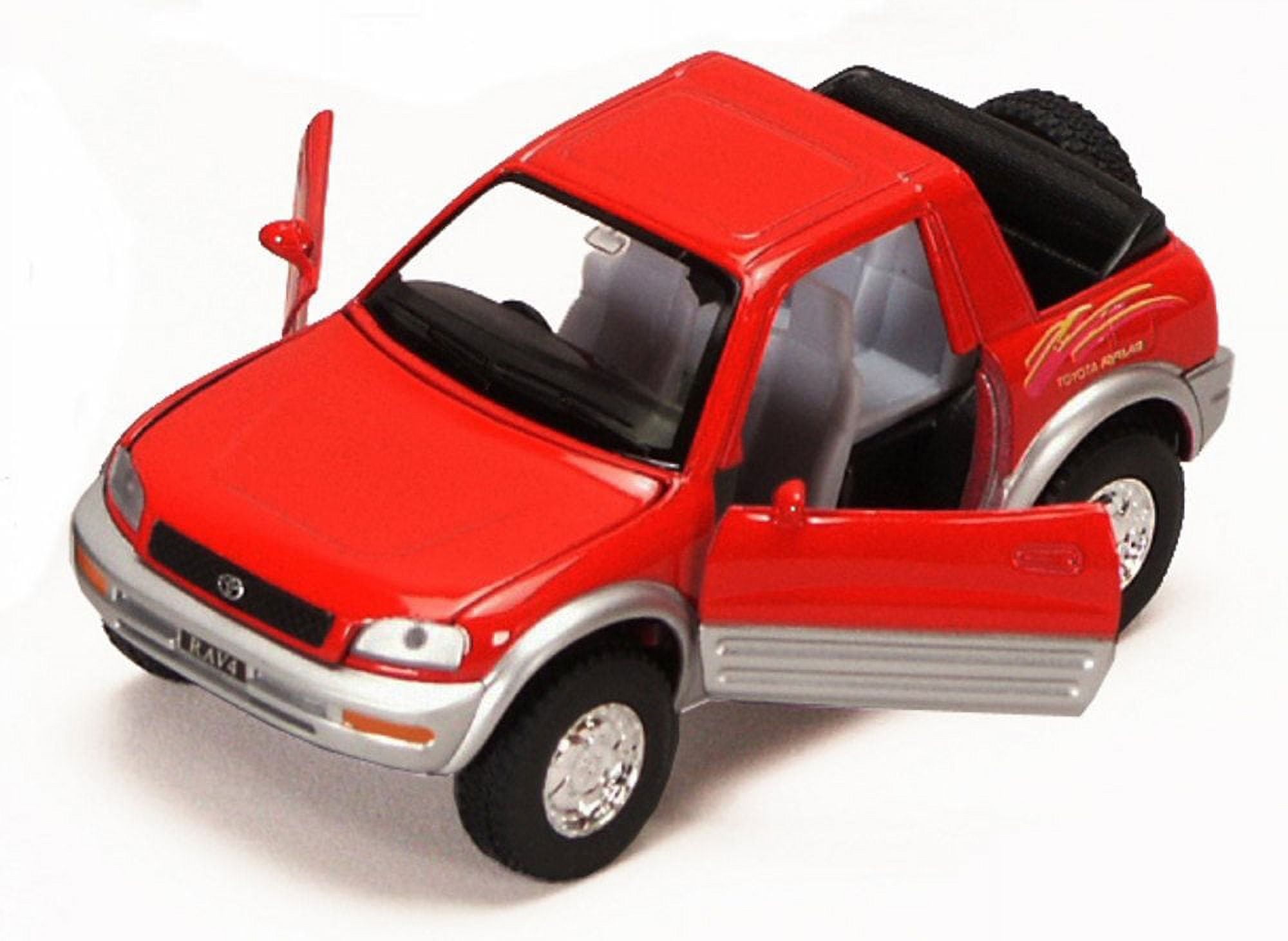 Toyota Rav4 Cabriolet, Red - Kinsmart 5011D - 1/32 Scale Diecast Model ...