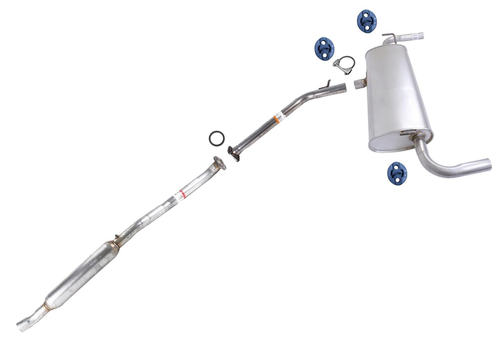 for Toyota Rav4 Hybrid 2019-2021 Weld-on Rear Extension Pipe & Muffler ...