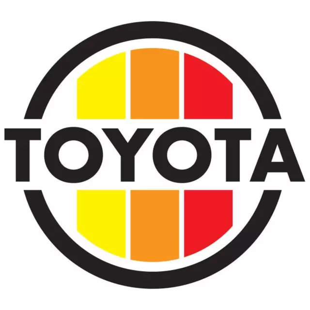 Toyota Sticker Logo Retro Phone Decal Water Bottle Stickers Car Decals ...
