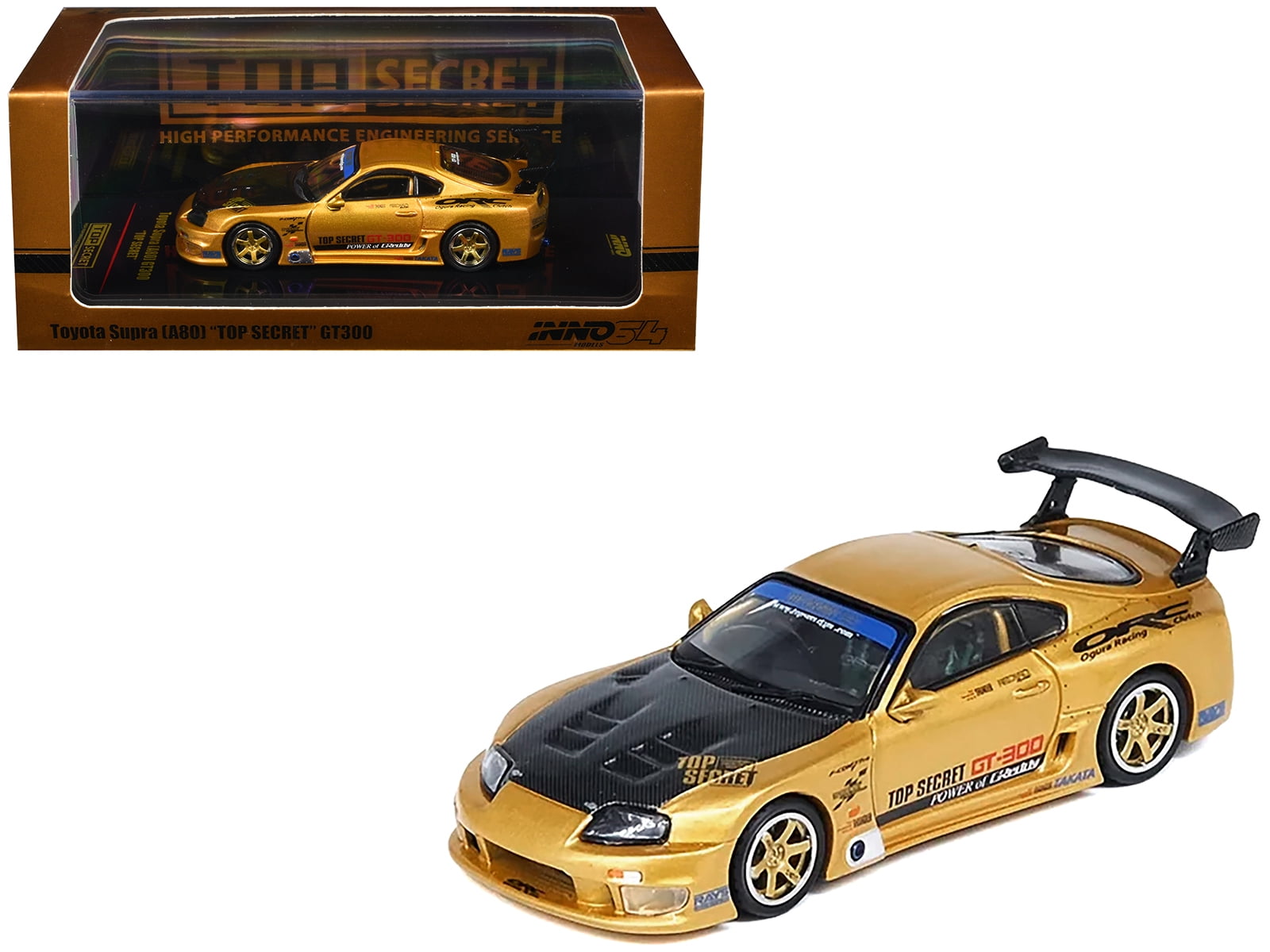 Toyota Supra (A80) "Top Secret" GT300 RHD Gold Metallic with Carbon ...