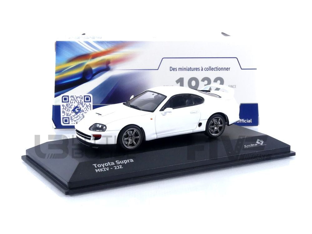 Toyota Supra Mk4 Diecast Model 1:43 scale White Solido - Walmart.com