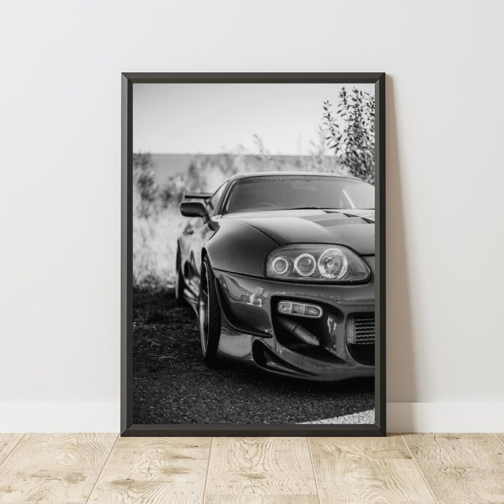 Toyota Supra Poster, Toyota Supra Print, Toyota Wall Art, Vintage ...