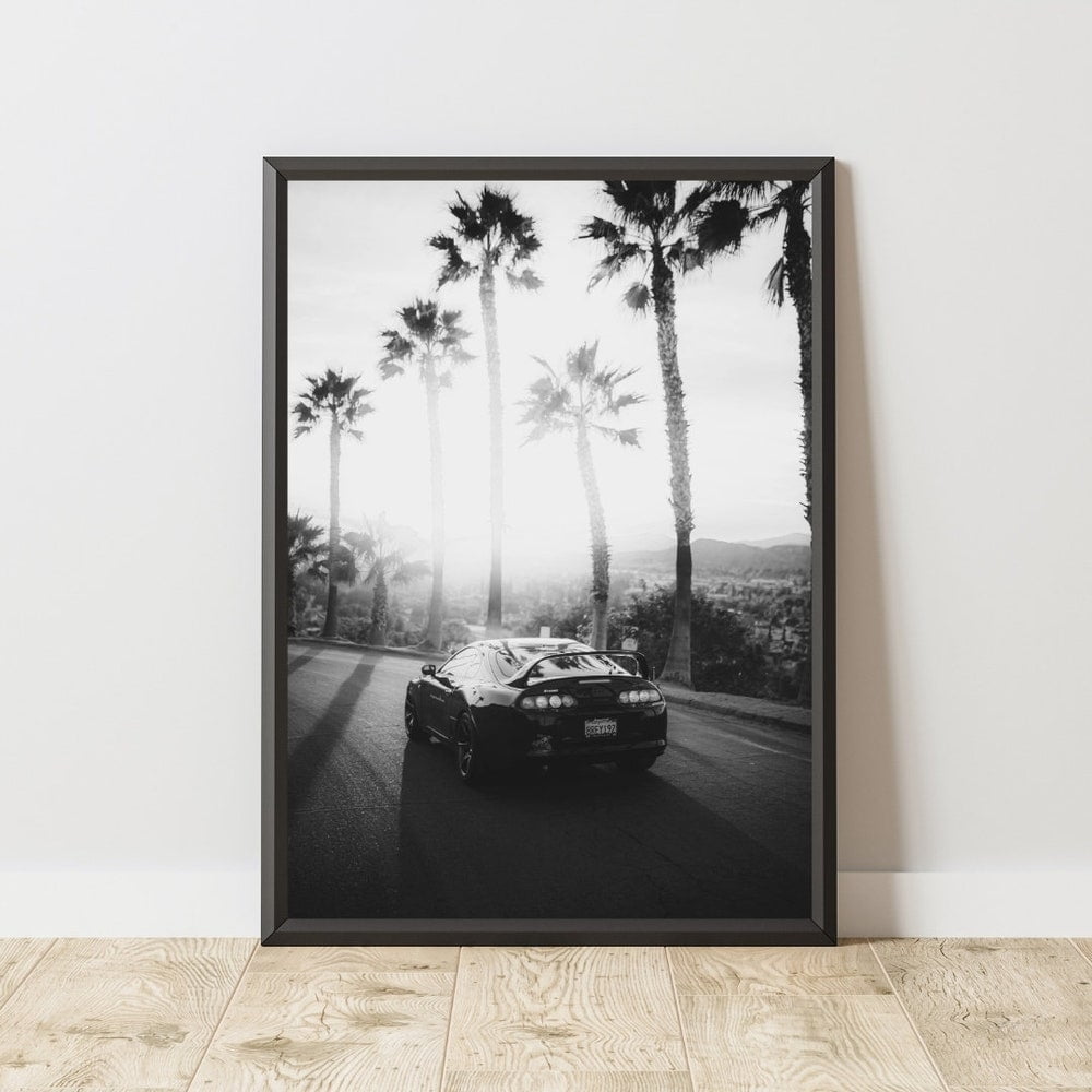 Toyota Supra Poster, Toyota Supra Print, Toyota Wall Art, Vintage ...