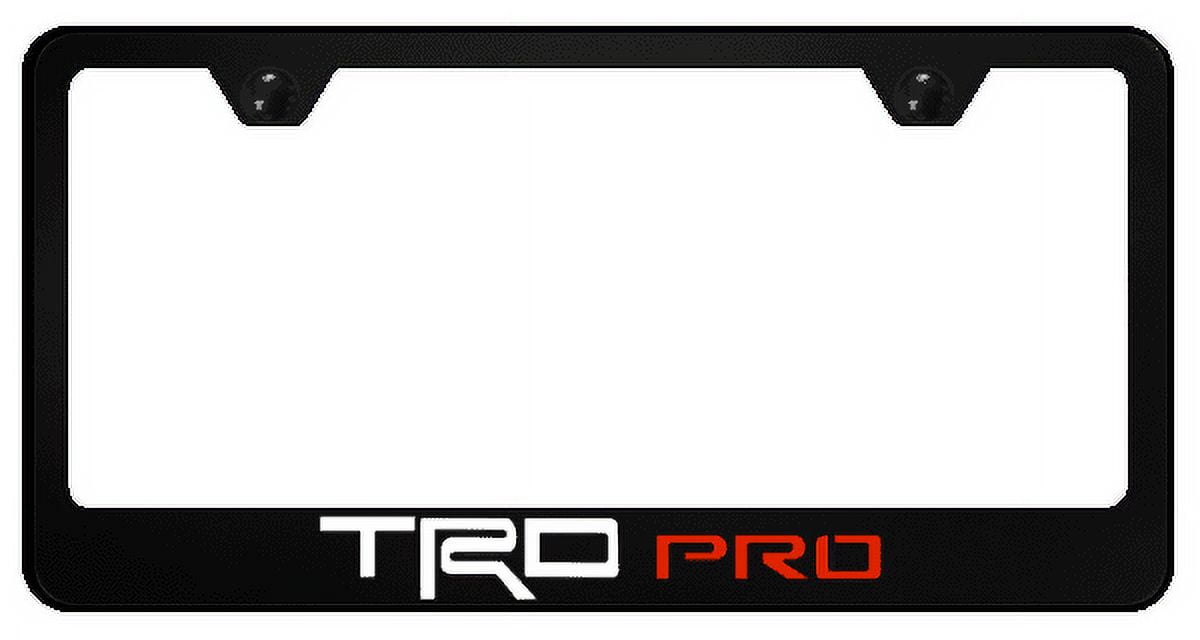 Au-TOMOTIVE GOLD Logo Polycarbonate License Plate Frame for Toyota TRD ...