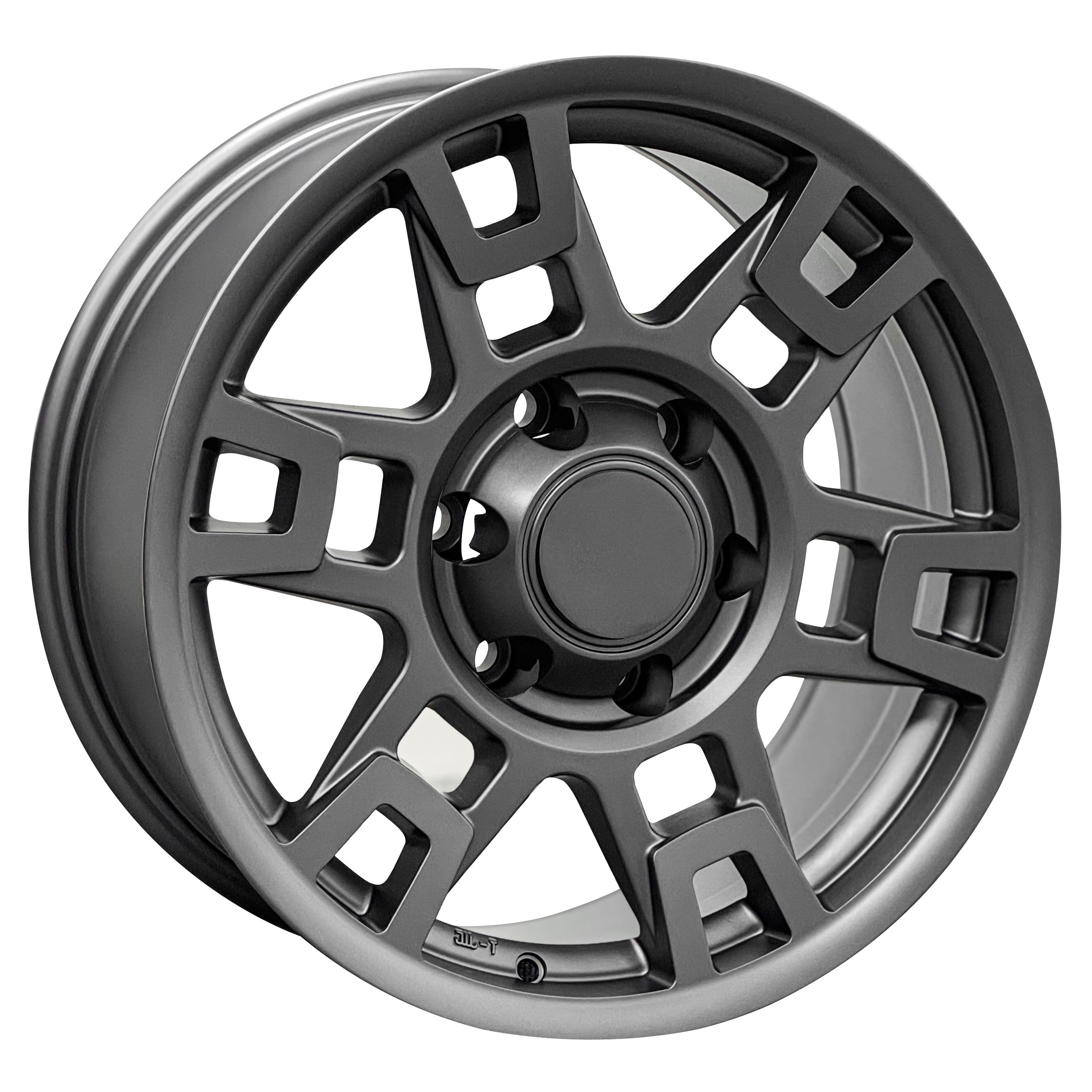 Toyota TRD Style Wheels 17x8 Gunmetal Rims 2pcs - Walmart.com