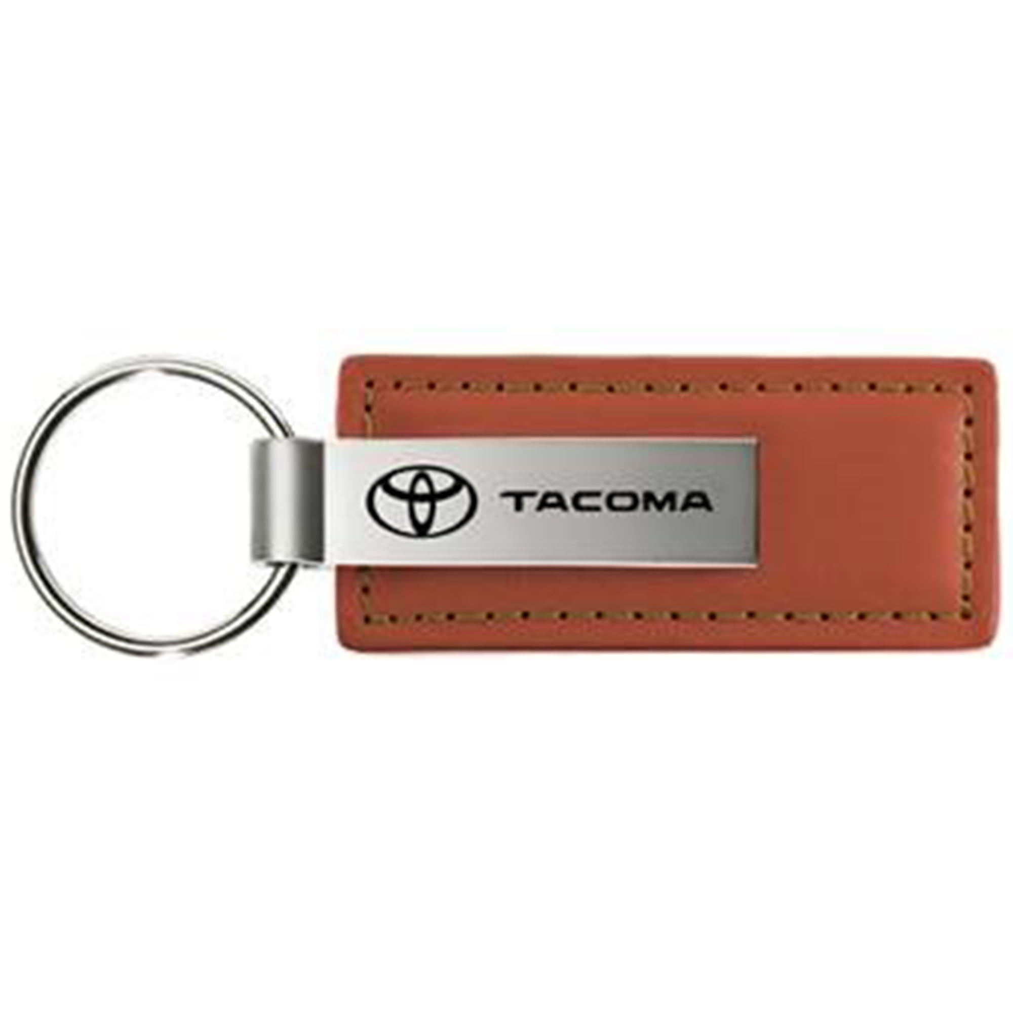 Toyota Tacoma Brown Rectangular Leather Key Chain - Walmart.com