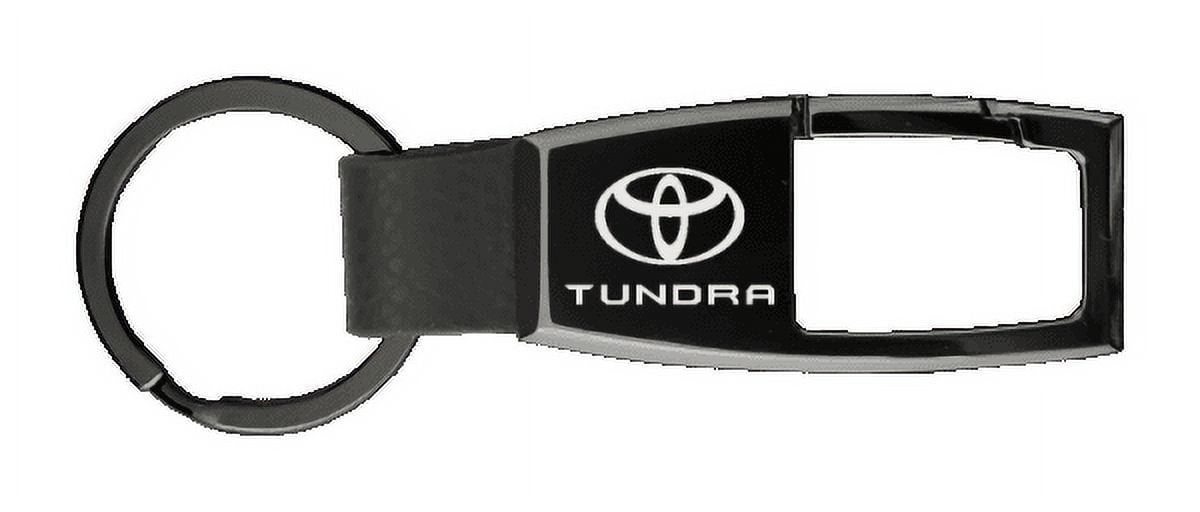 Toyota Tundra Logo Premier Carabiner Black Pearl Key Chain Fob Official ...