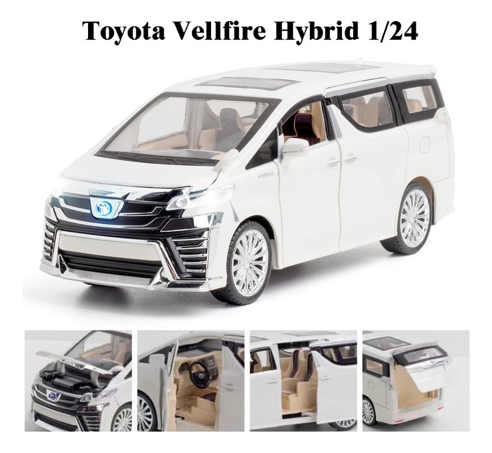 Toyota Vellfire Miniature Metal Car with Light and Sound 1/24 - Walmart.com