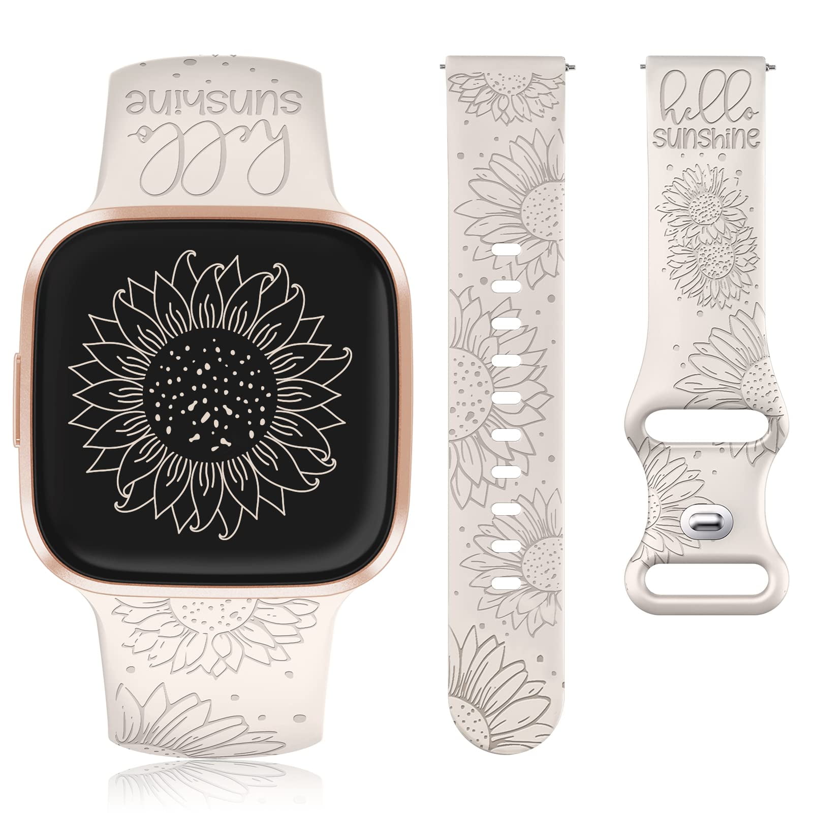 Toyouths Engraved Band Compatible with Versa 2 Band/Versa Lite/Versa ...