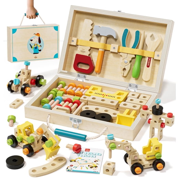 Kids Wooden Tool Boxes and Playsets for Creative Imaginative Fun