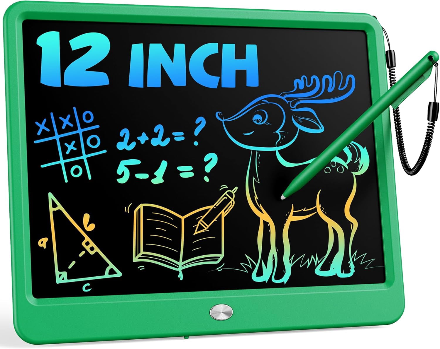 Toys for 3-6 Years Old Girls Boys, LCD Writing Tablet 10 Inch Doodle ...