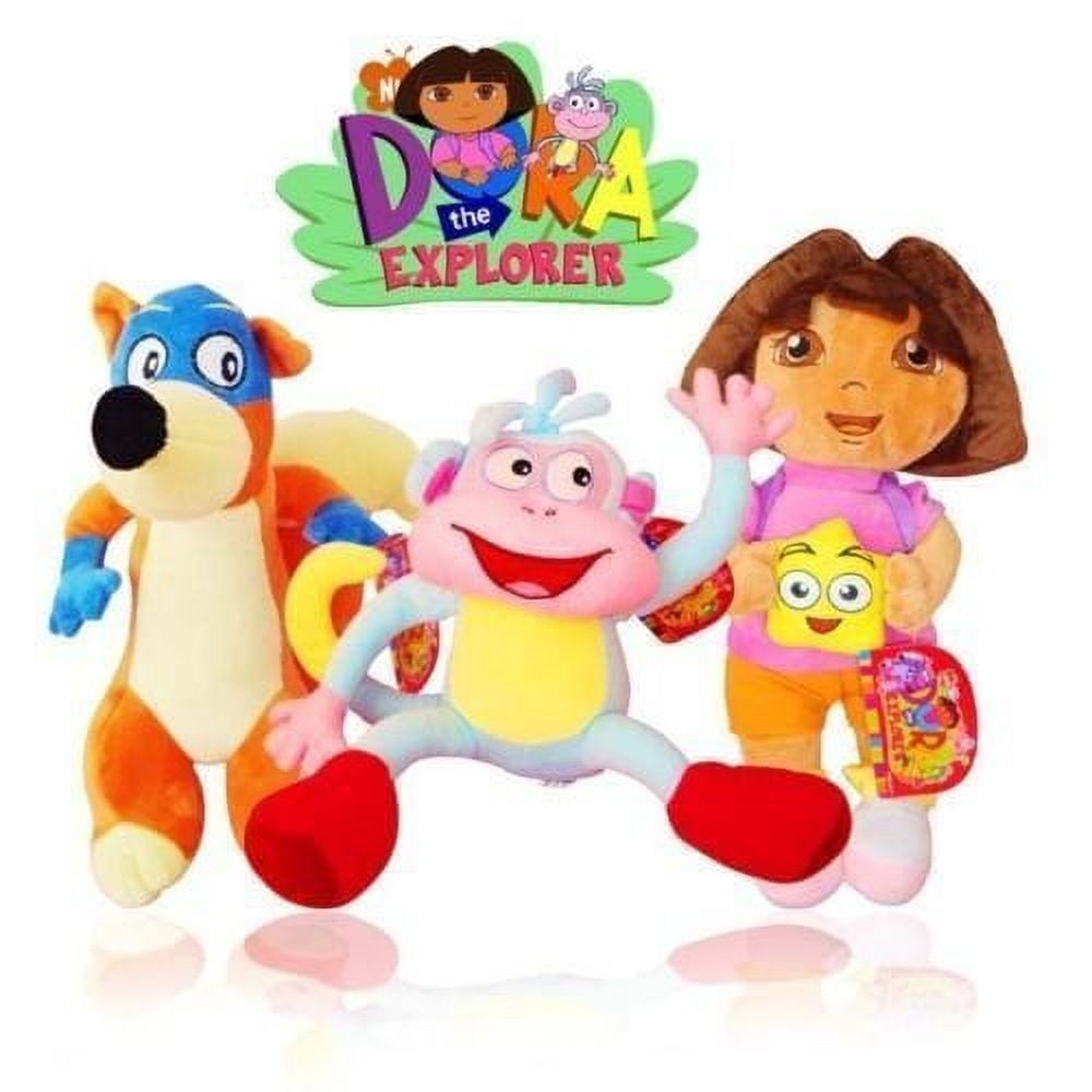 3PCS 30CM Dora The Explorer, Boots, & Swiper Fox Stuffed Animal Plush ...