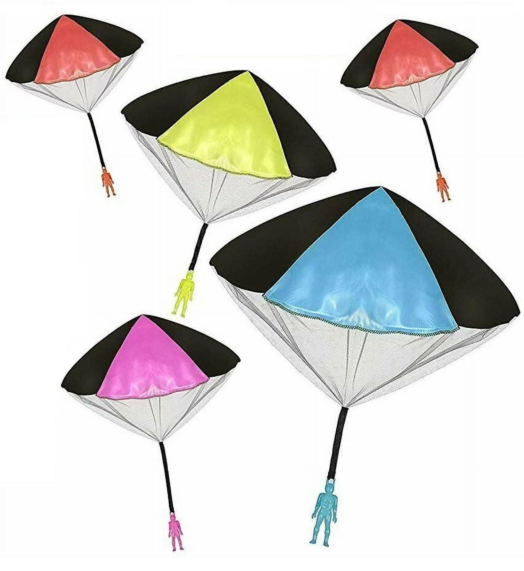 Toys+ 5 Piece Set Tangle Free Kids Parachute Men For Children Skydiver ...