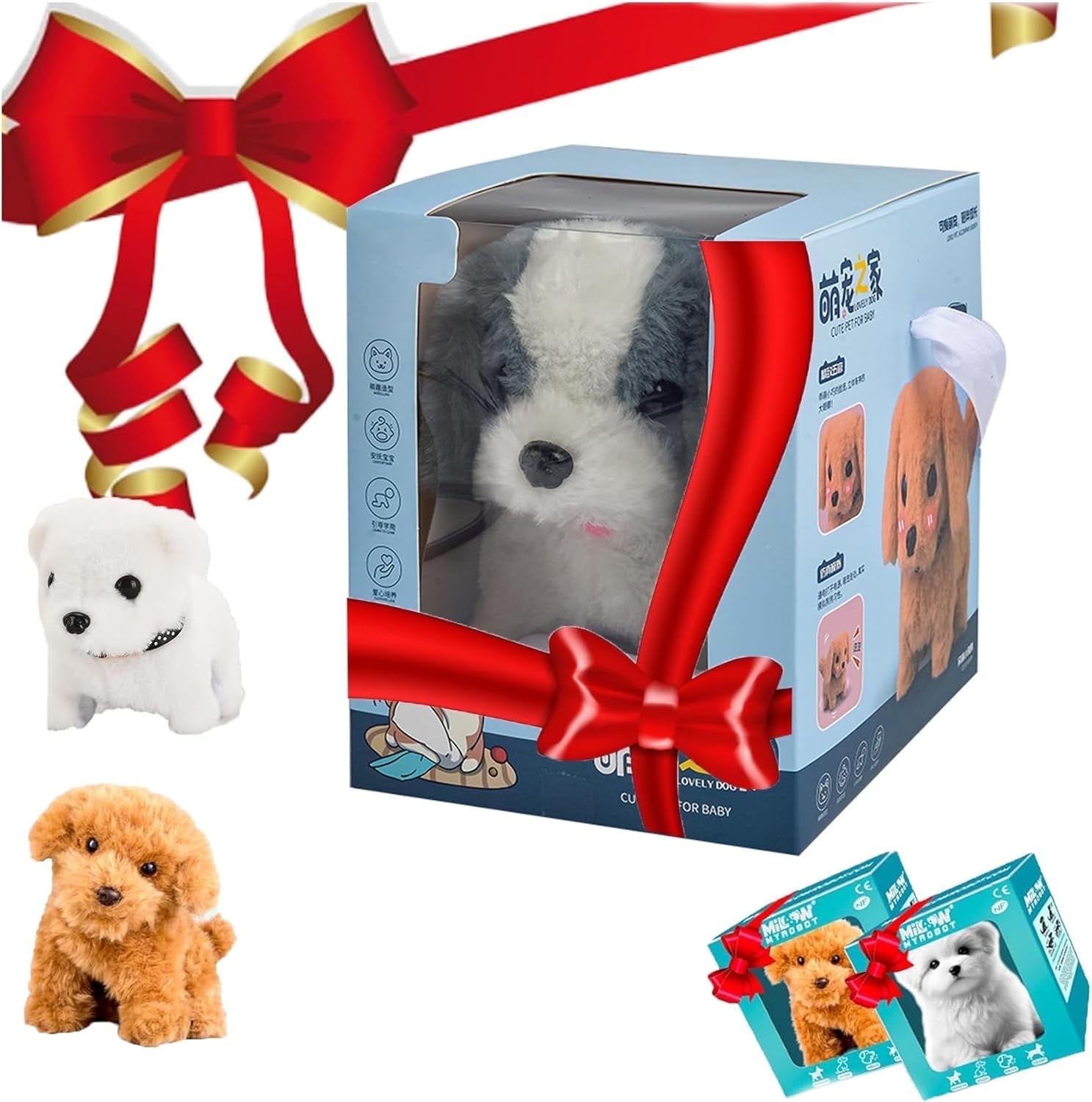 Robot Puppy, My Puppy Robot,My Realistic Robot Puppy,Walk, Sit,Bark and ...