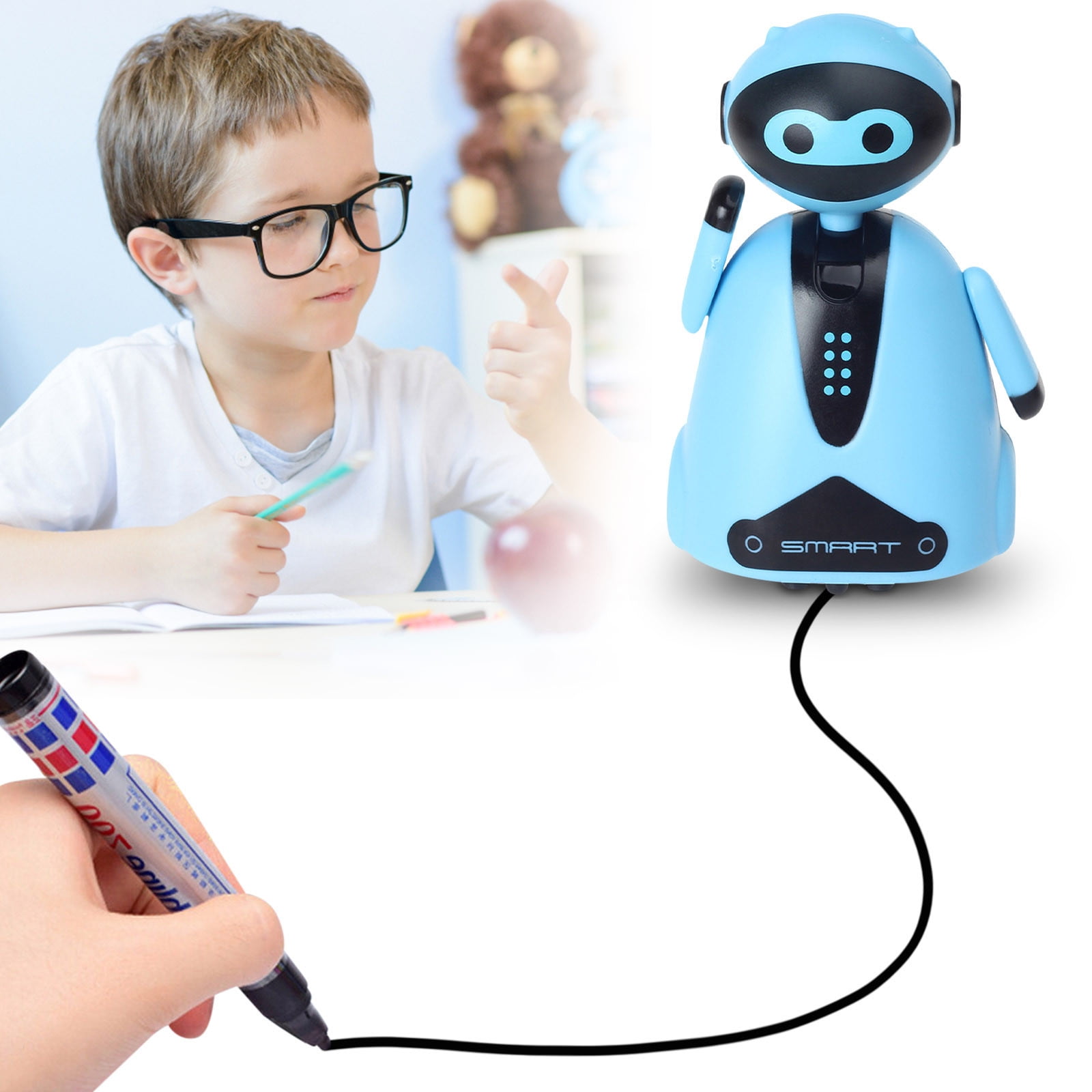 Toys 50% Off Clearance!Tarmeek Mini Inductive Robot That Follows The ...