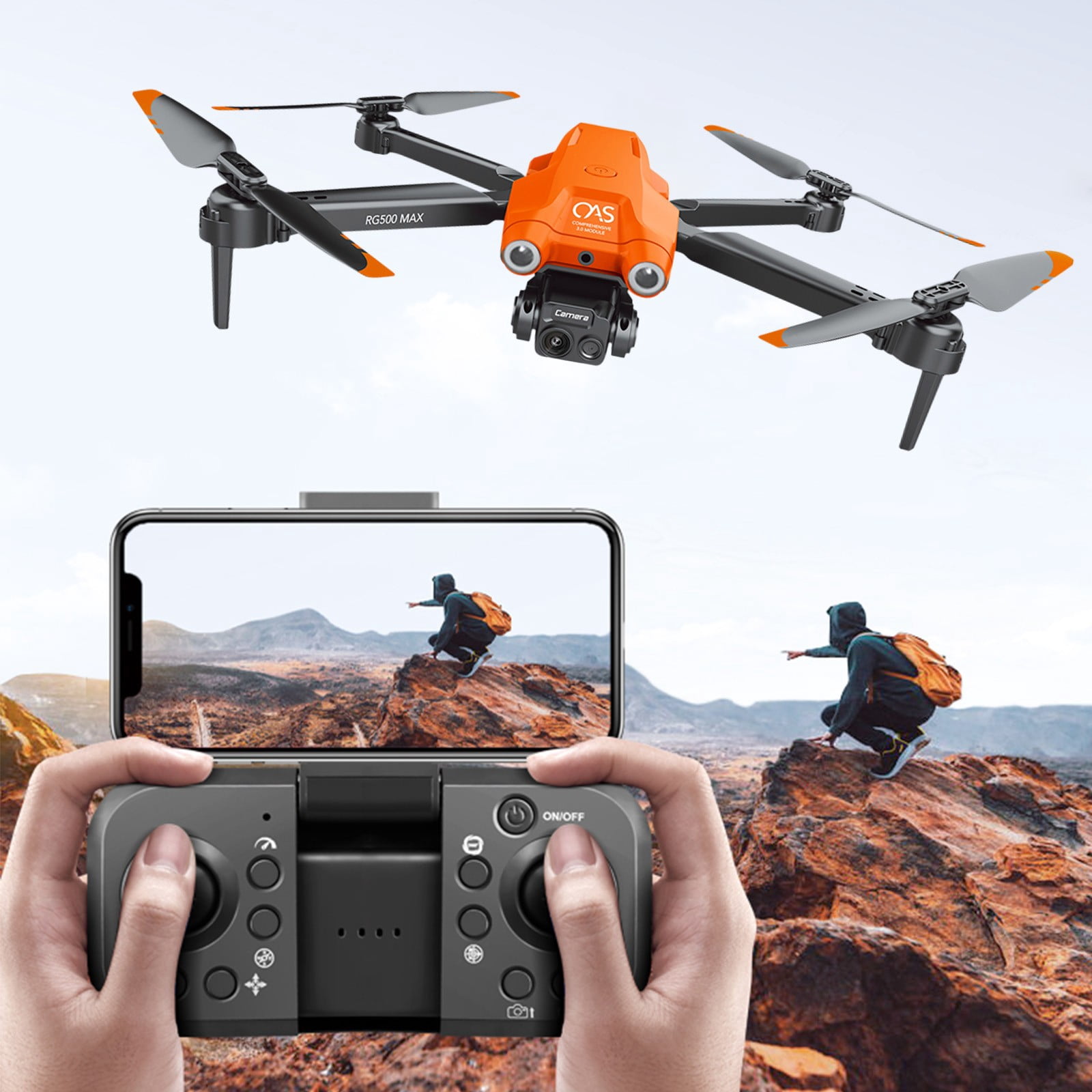 Toys for Ages 8-13 Boys, Mini Drone, Drone with 4K HD FPV Camera Remote ...