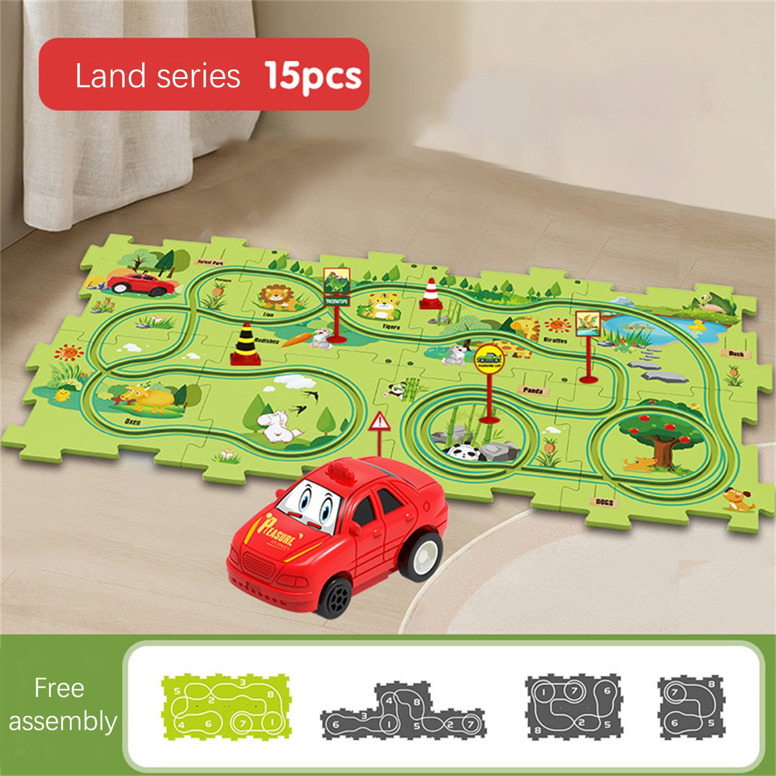 Toys Big Clearance Savings! SRUILUO DIY Assembly Electric Cart Upgrade ...