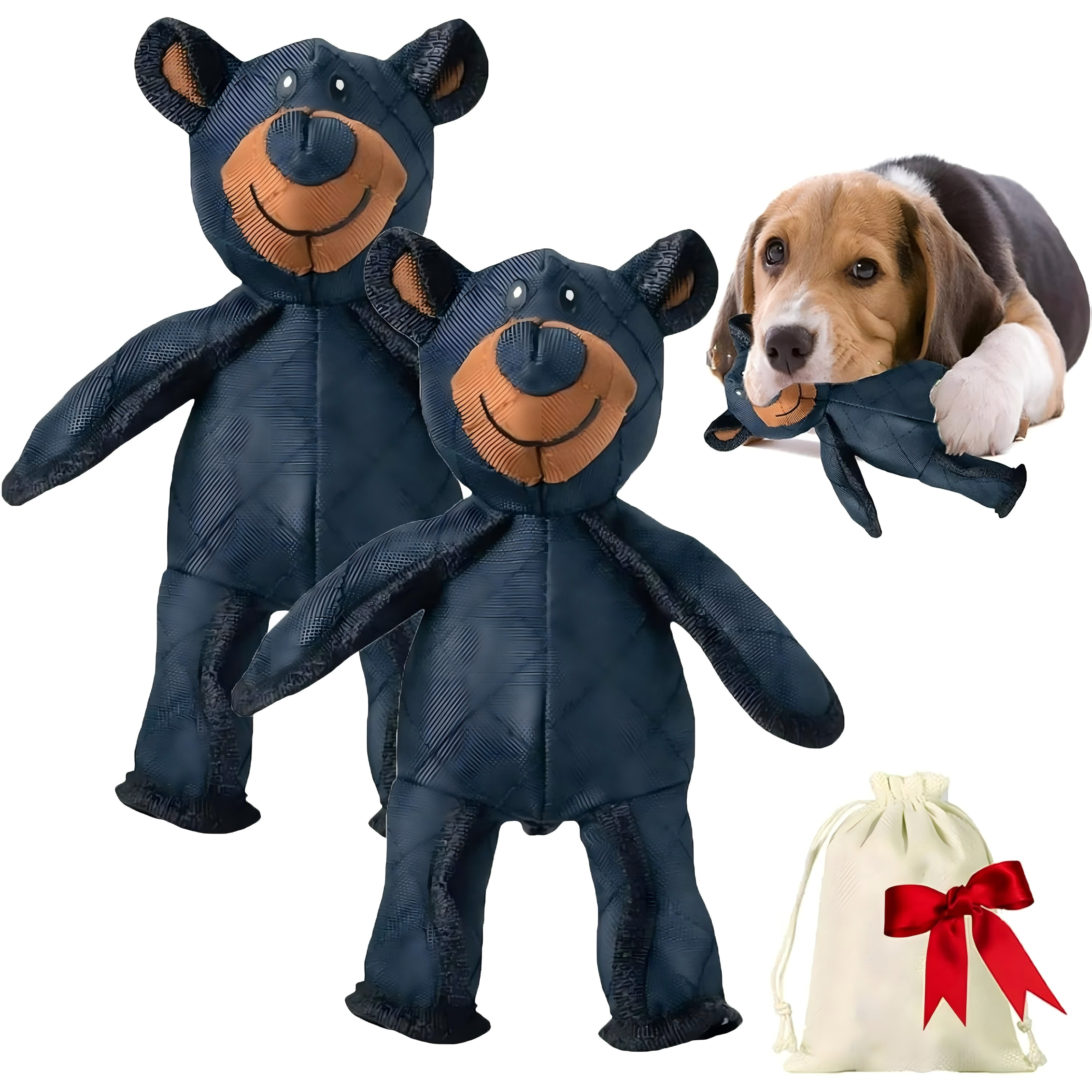 Toys for Boys 3-6 years 2PCS Unbreaka Bear Dog Unbreakable Teddy ...