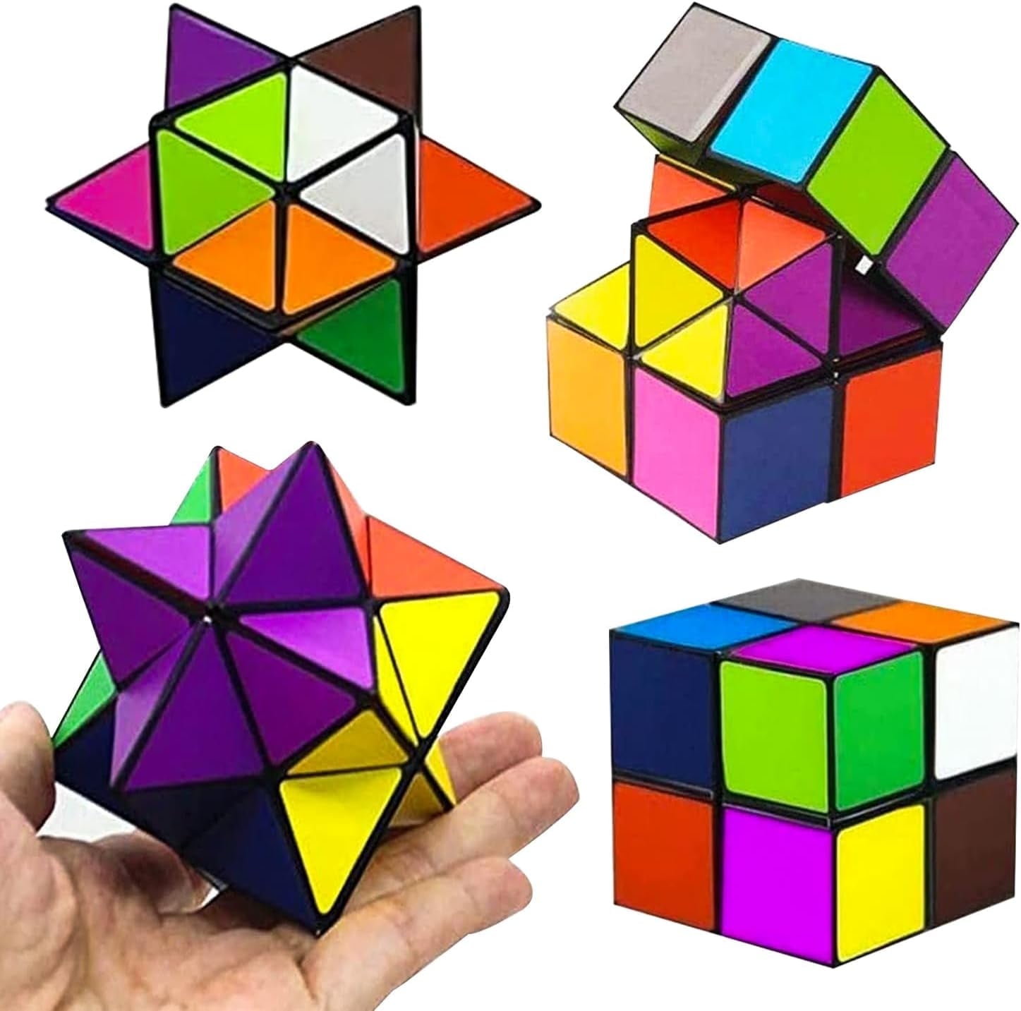 Toys for Boys Age 8-12 Gifts,Star Cube Magic Cube 2 in 1 Set for 9 10 ...