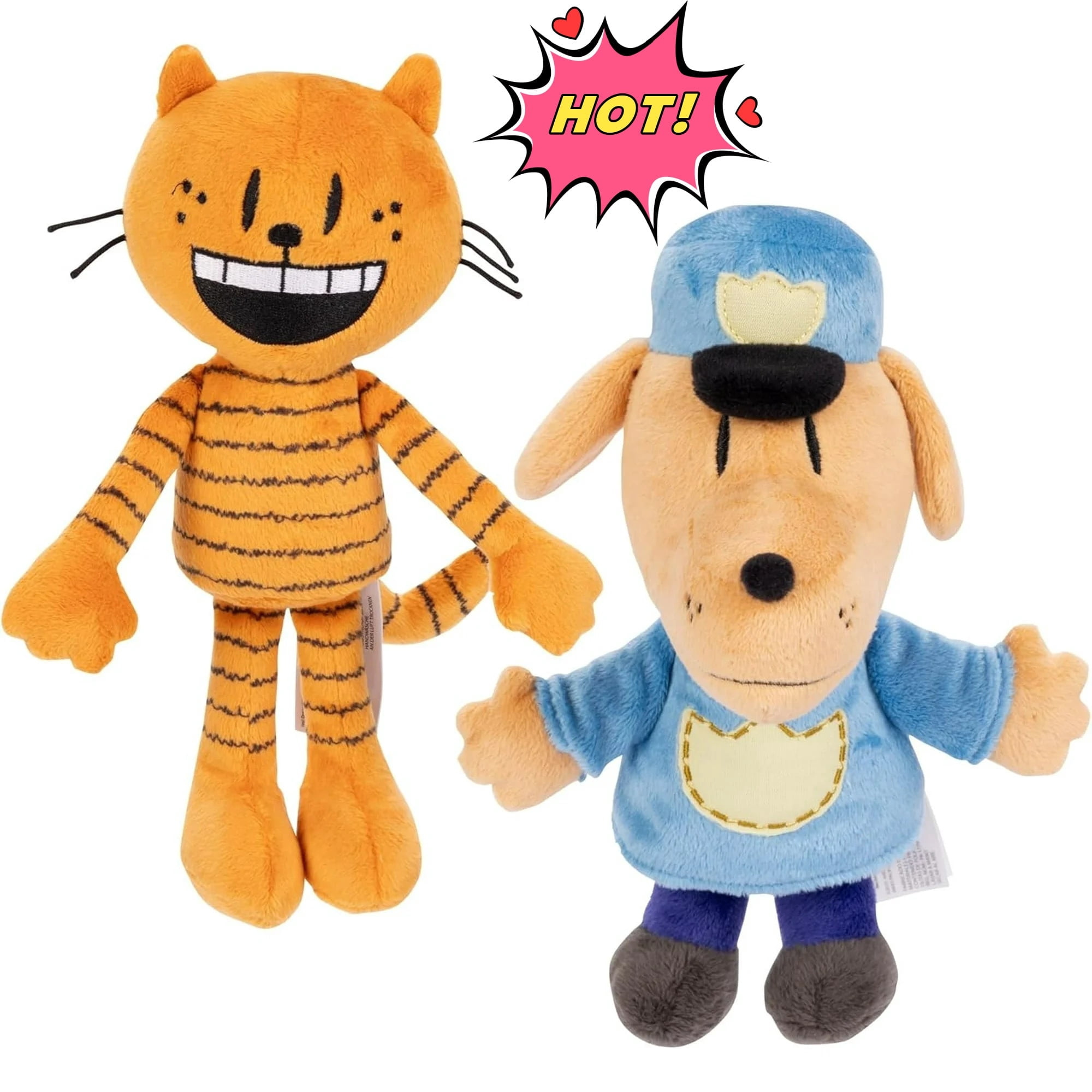 Toys For Boys Dog Man Movie Dog Man Plush Clearance! 2 Pack Dog Man ...