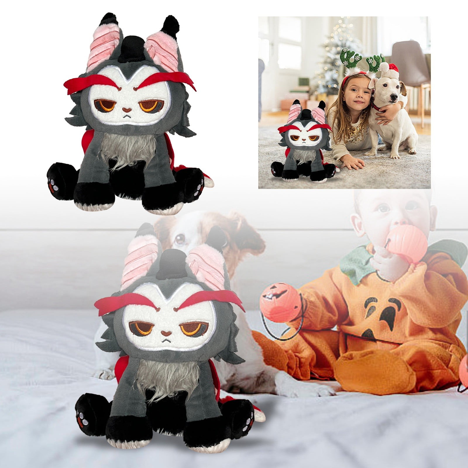 Toys for Boys The New Husk Meow Hell Husk Cat Doll Cute Hazbin ...