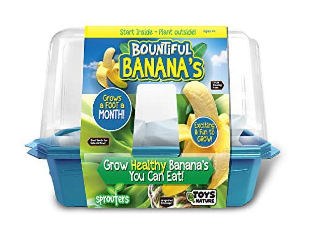 Toys By Nature - Bountiful Bananas - Indoor Micro Gardening Kit ...