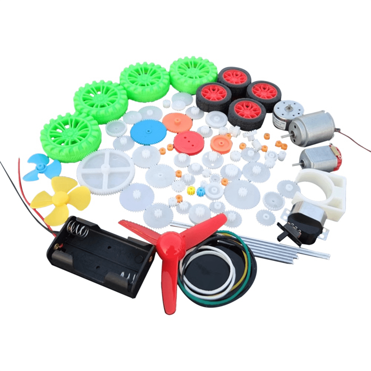 Toys Cars Robots DIY Accessories DIY Motorized Car Robot Kit - Walmart.com