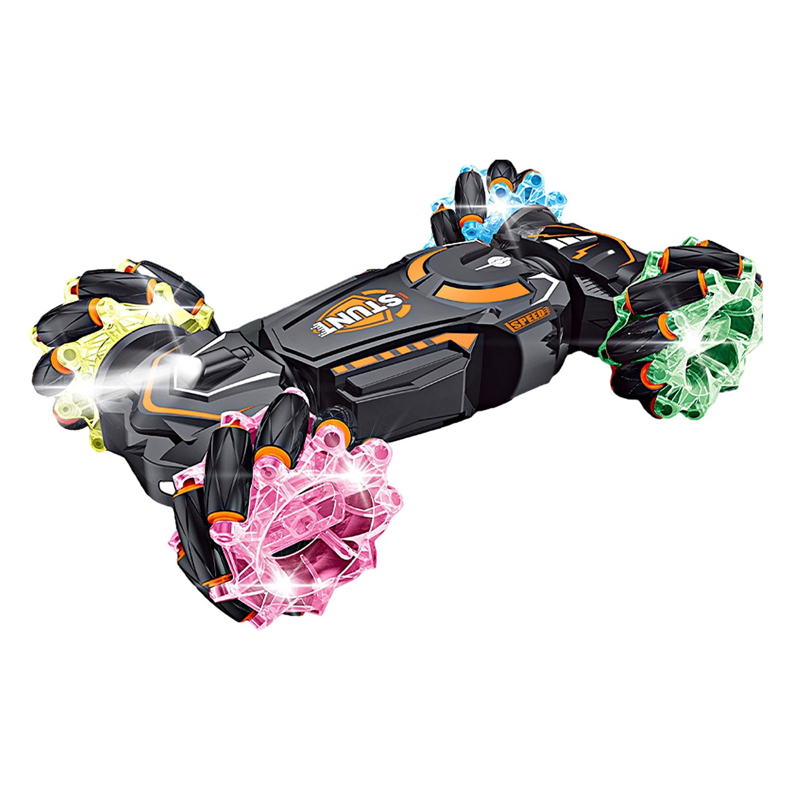 Toys Clearance 2023! CWCWFHZH 2.4G Handle Remote Control Charging Stunt Double-sided Car RC ...