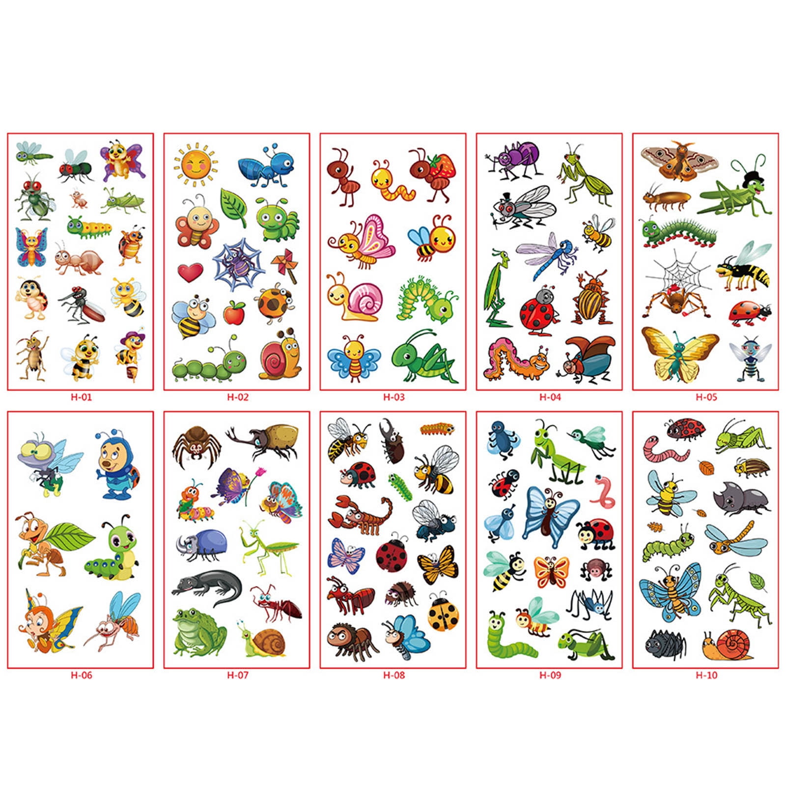 Toys Clearance 2023! CWCWFHZH Kids Sticker Set Cute Watch Dinosaur Face ...