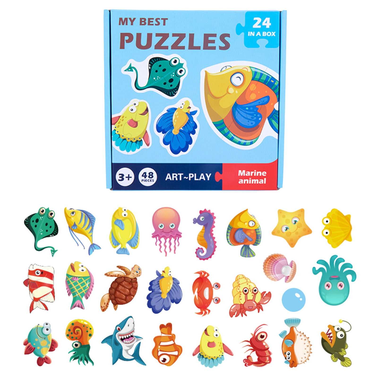 Toys Clearance 2023! CWCWFHZH Matching Puzzles with Error-Correction ...