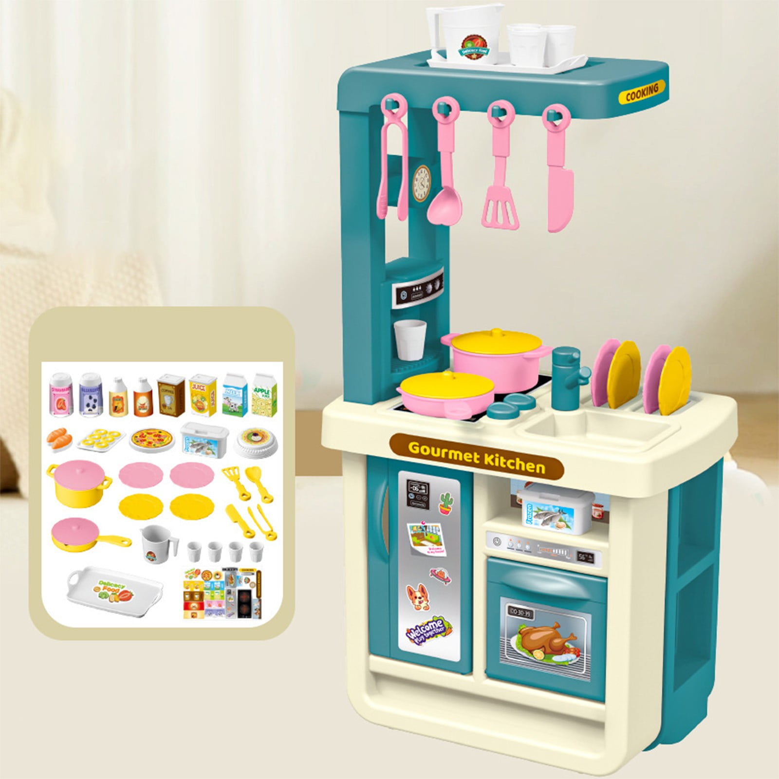 Toys Clearance! DIVVce Kids Play Kitchen Accessories Set, Pretend Play ...