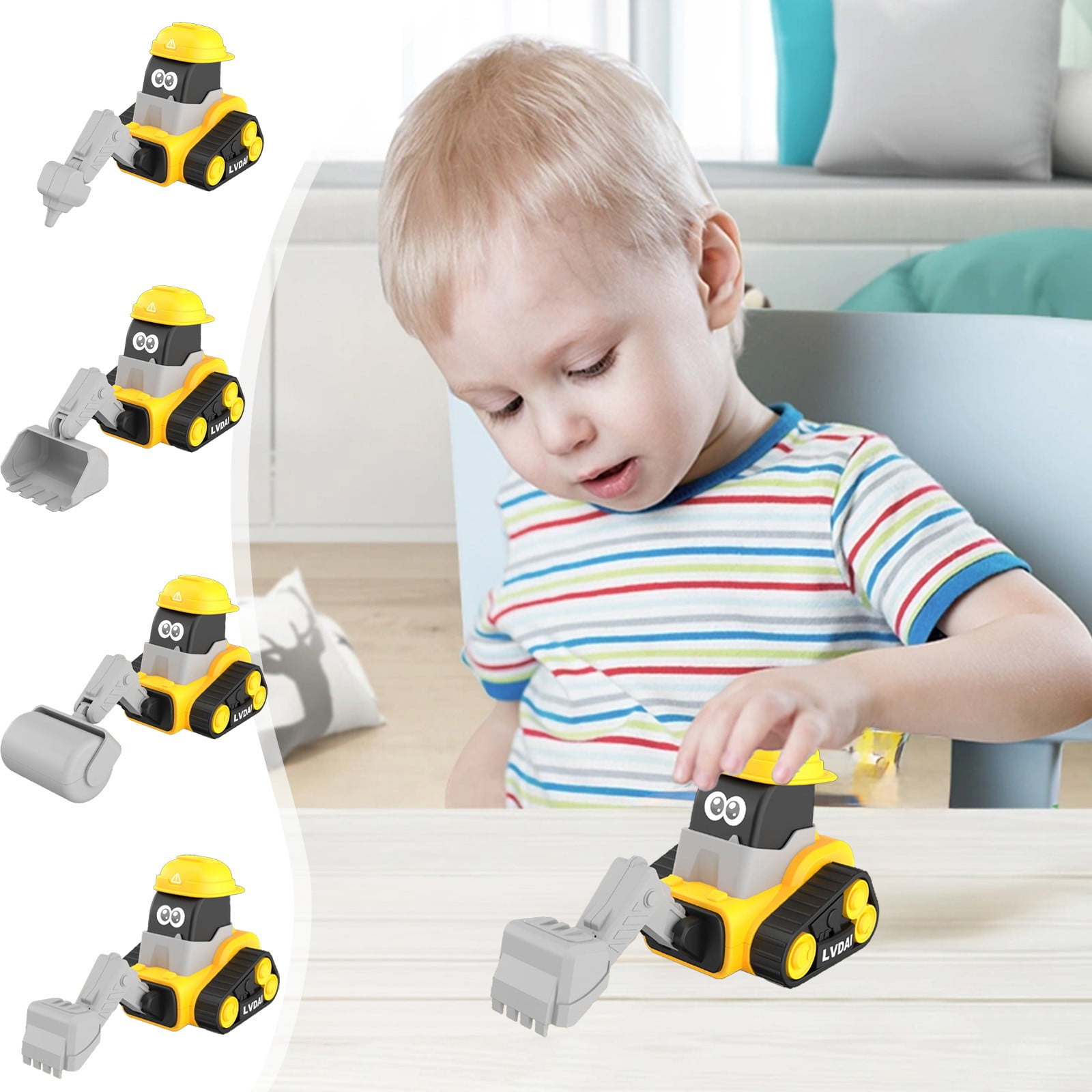 Toys Clearance! DIVVce Press and Go Toy Cars for Toddlers 1-3 ...