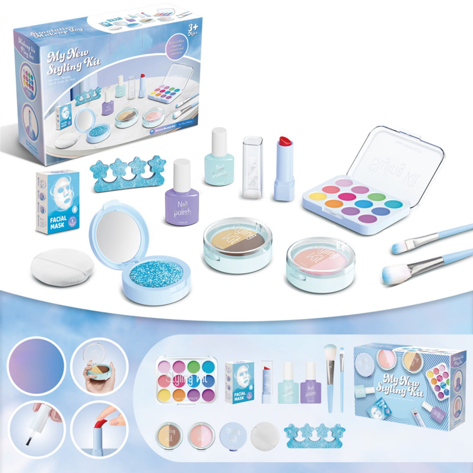 Toys Clearance! DIVVce Toddler Pretend Makeup Kit for Girls, Play ...