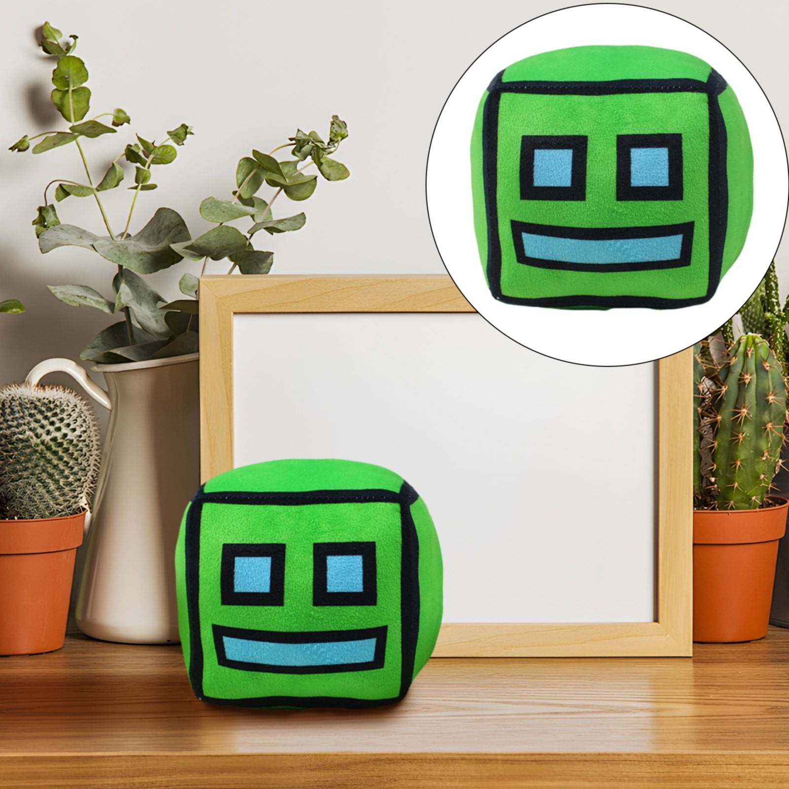 Toys Clearance！ Geometry Dash Plush Doll Green C - Walmart.com