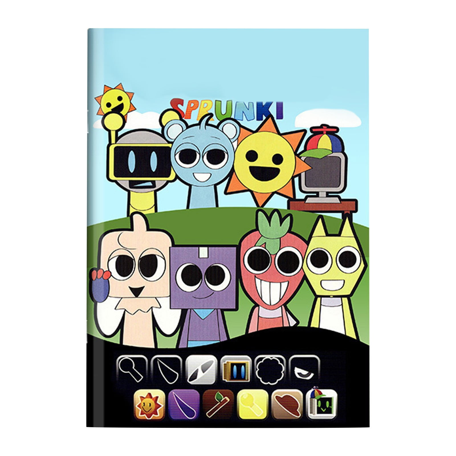 Toys Clearance Sprunki Collectibles Toys Game Sprunki Handwriting Book ...