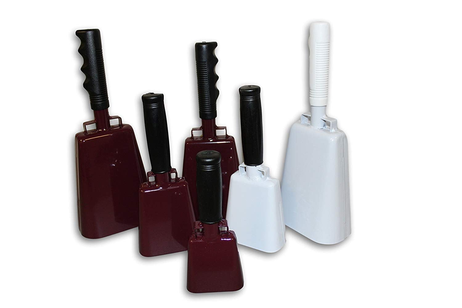 Toys+ Cowbell with Handle, Various Sizes and Colors (Maroon, 8 Inch ...