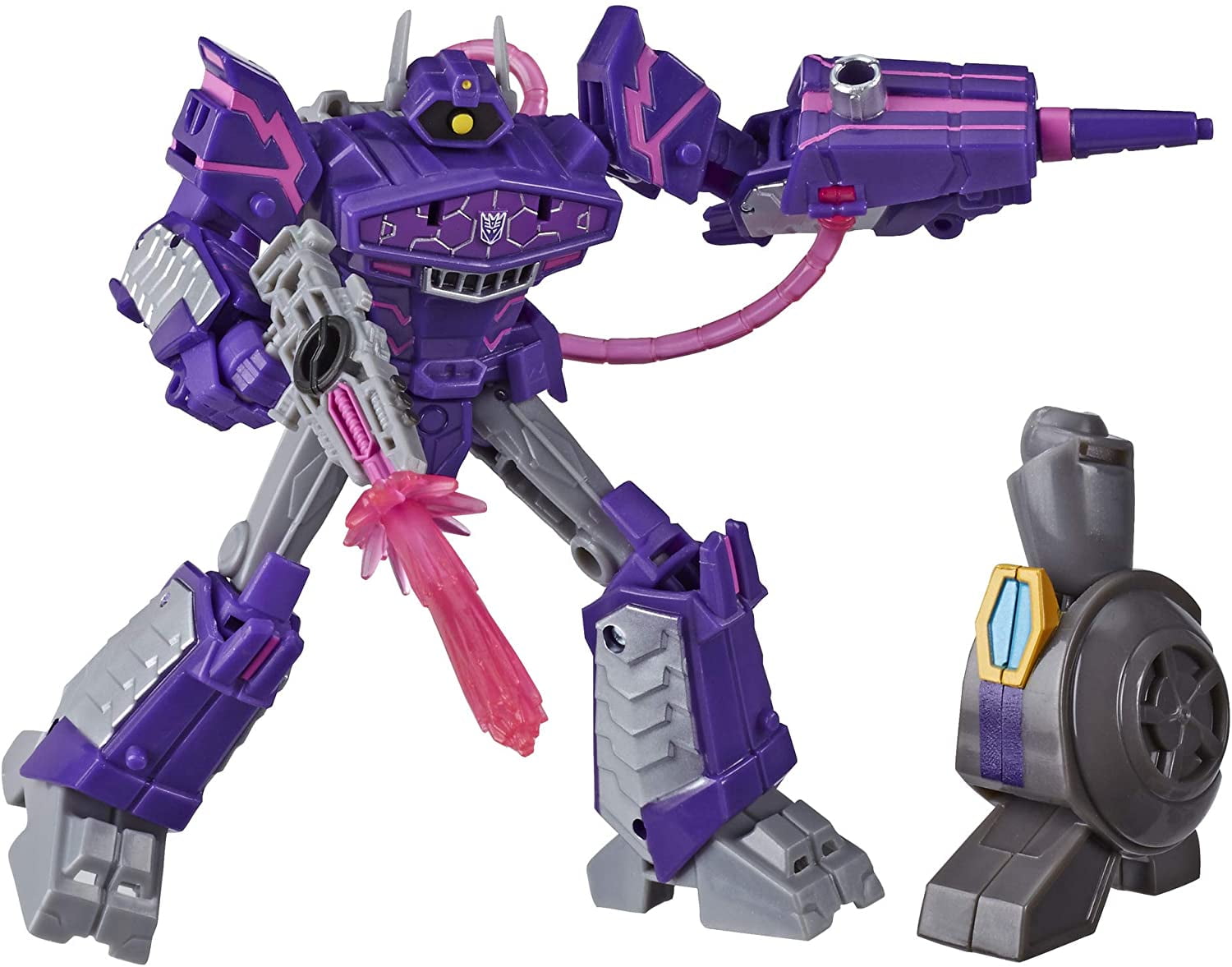 Toys Cyberverse Deluxe Class Shockwave Action Figure, Shock Blast ...