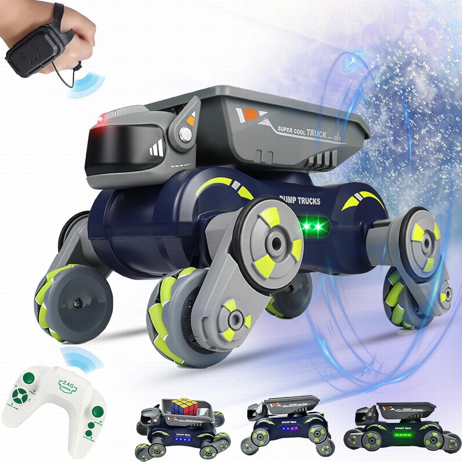 Toys Deals Multi Functional Stunt Mechanical Dog Car Toy 6Wd Gesture ...