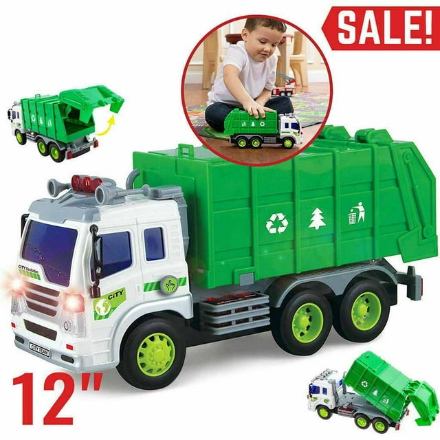 Toys For Boys Kids Children Garbage Truck for 3 4 5 6 7 8 9 10 Years ...