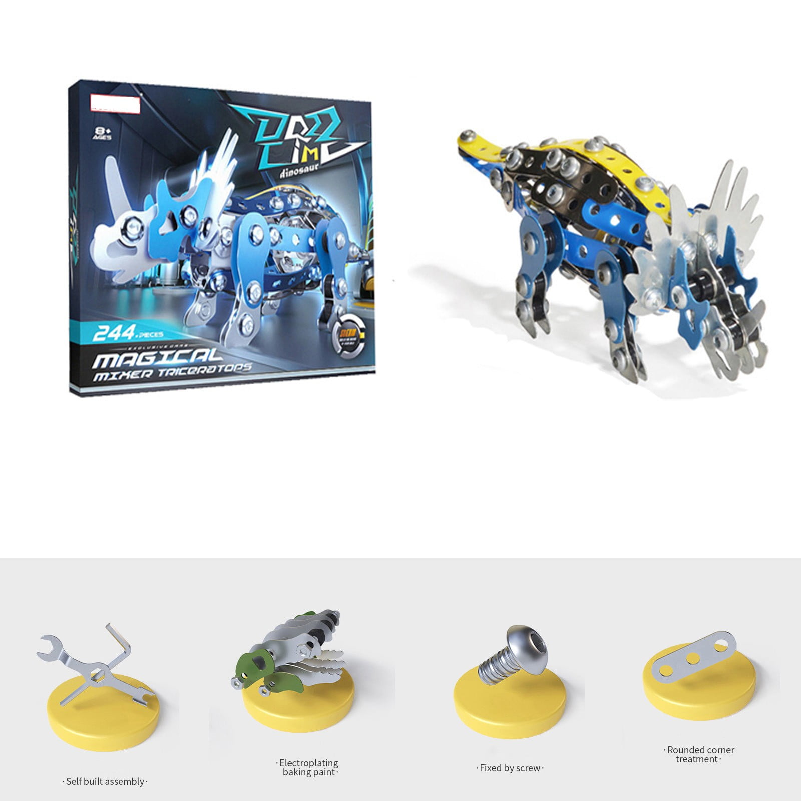 Toys For Boys zdtodz Dinosaur Model Kits,STEM Building Toys Model DIY ...