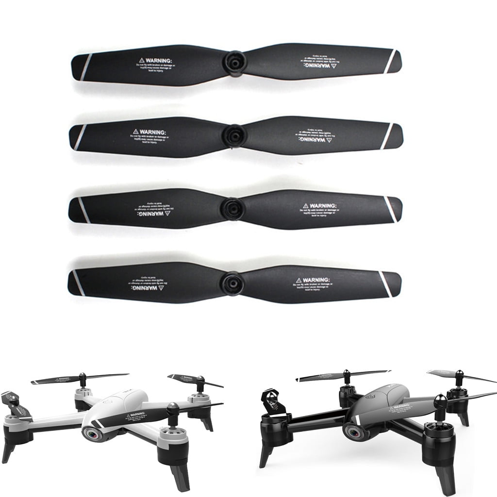 Toys For Kids Clearance 4Pcs Drone Propellers Spare Parts For Sg106 Optical Flow Quadcopter Black Walmart