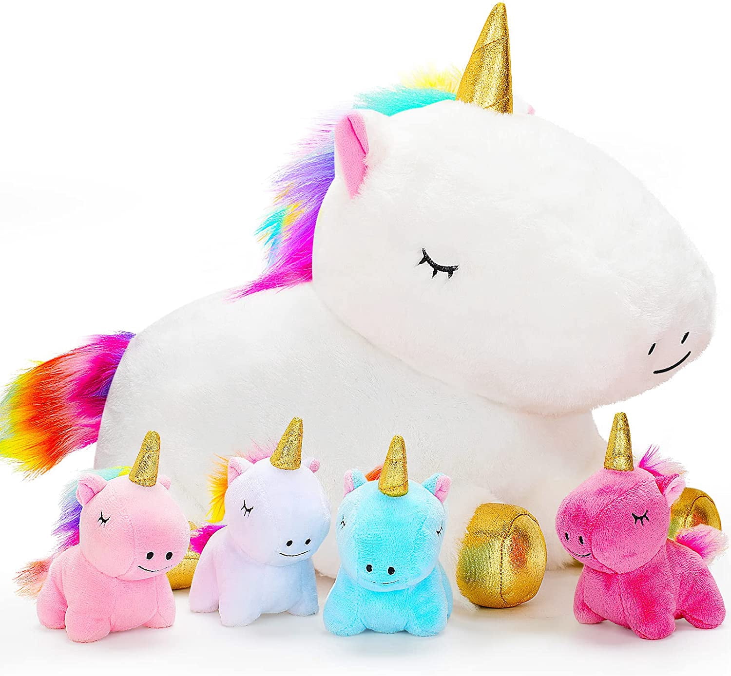 Toys for Girls Ages 3 4 5 6 7 8+ Years - Unicorn Mommy Stuffed Animal ...